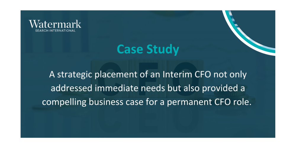 Case Study: Interim CFO - Business Case · Watermark Search